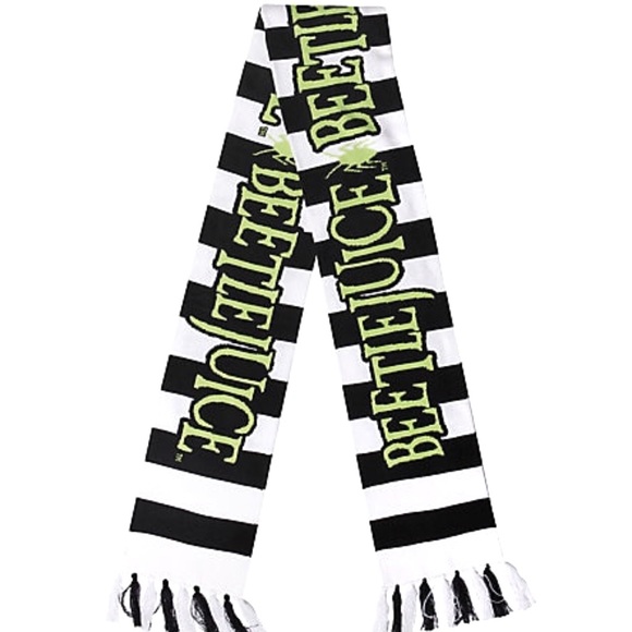 Bioworld | Accessories | Bioworld Scarf Beetlejuice 78x8 Striped | Poshmark